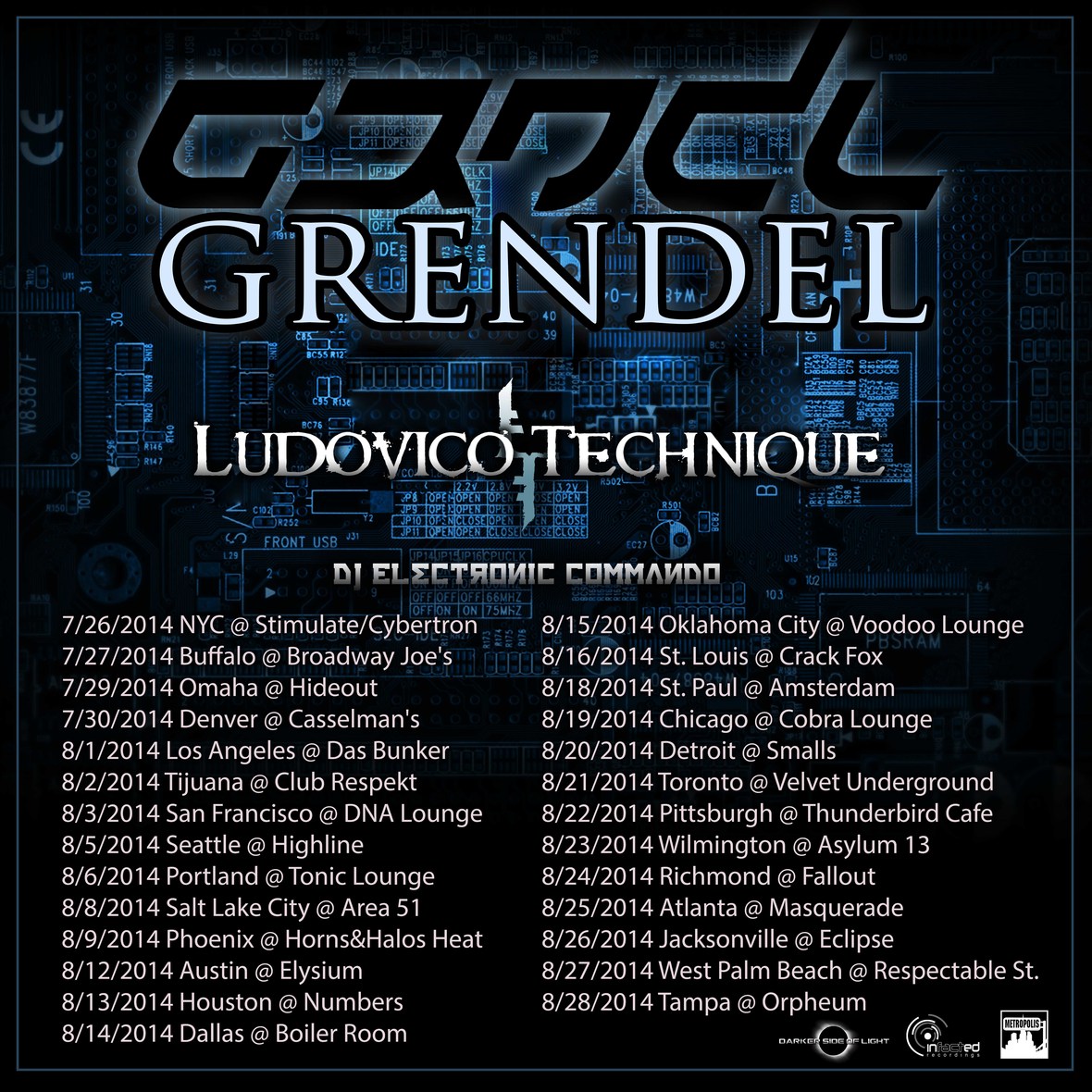 ToddStar Photography | NEWS: Harsh EBM Legends Grendel Announce North ...