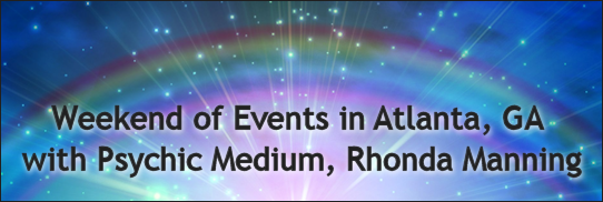 Rhonda Manning, Psychic Medium ~ Newsletter ~ November 2014