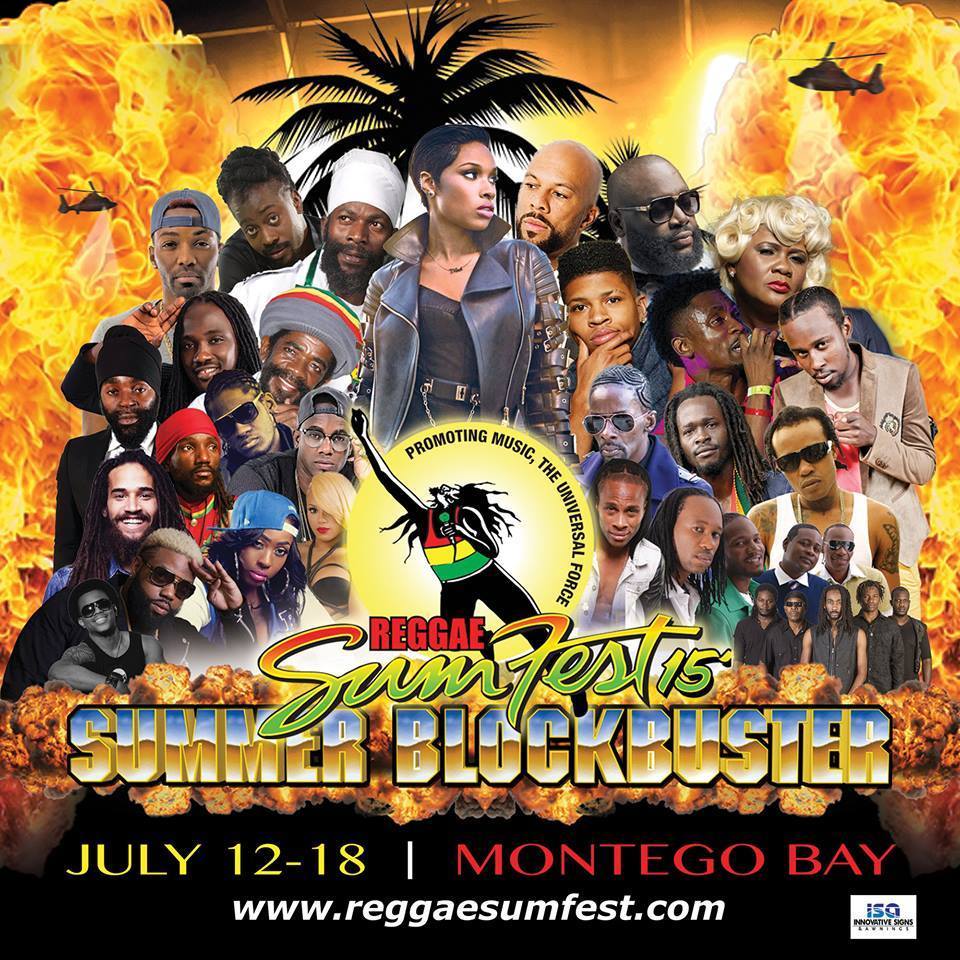 REGGAE SUMFEST COMES TO MONTEGO BAY, JULY 12-18!