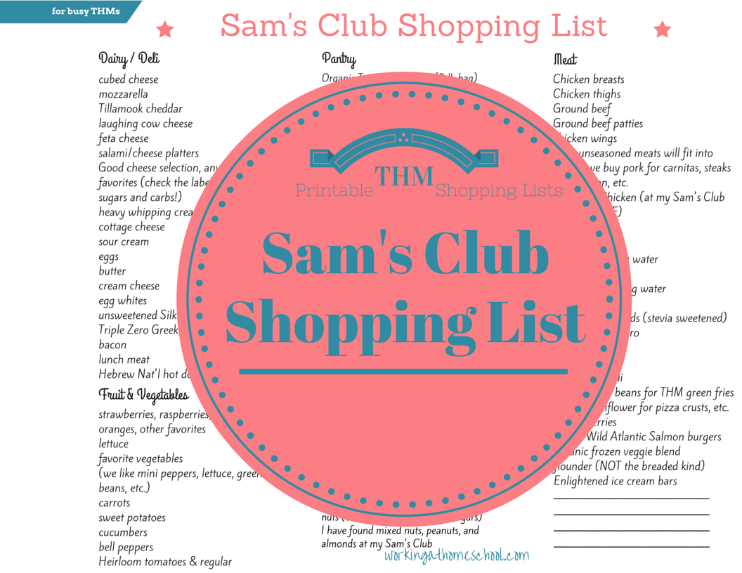 Free Printable Shopping Lists for THM + Target Dollar Spot Haul!