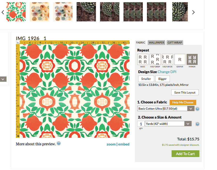 Pattern Happy! Big Bend, Spoonflower and More