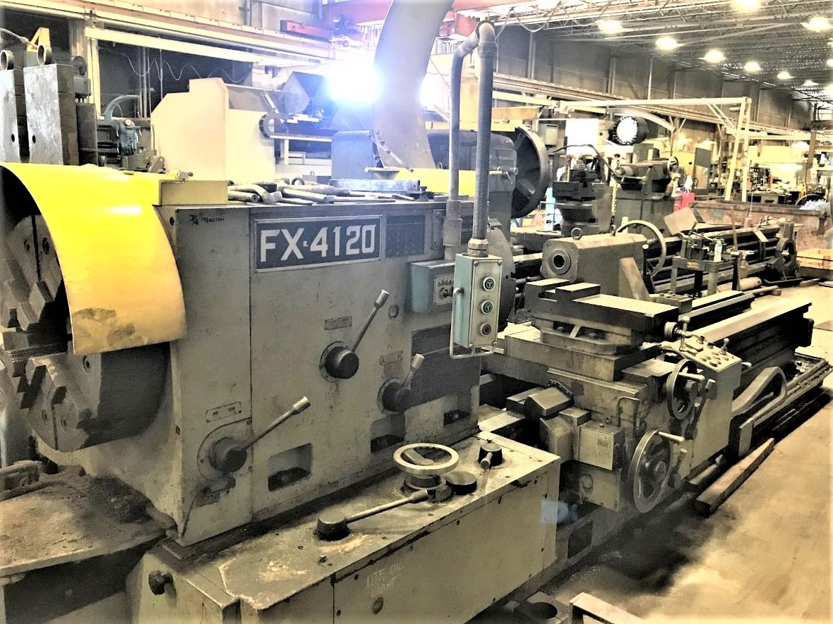40" x 120" Fuji Seiki Model FX-4120 Manual Oil Country Lathe with 10 ...