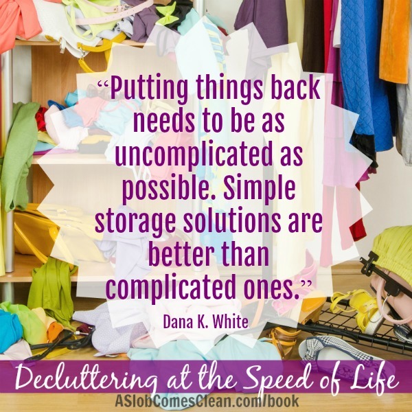 How to Declutter Without Making a Bigger Mess! (Really. There's a Way)