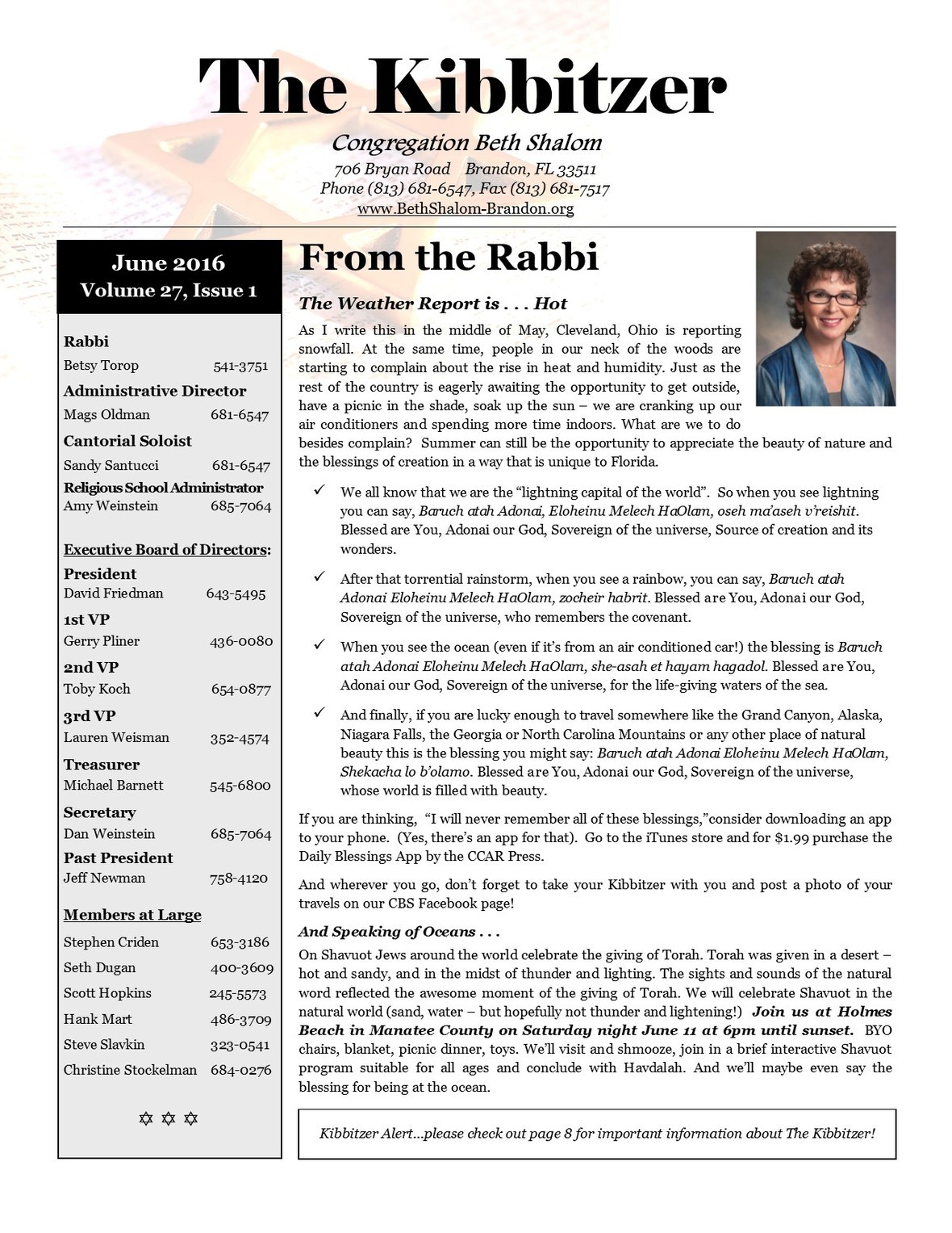 Beth Shalom eNews Feb. 3