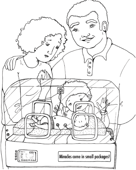 Mental Nicu Sketch Coloring Page