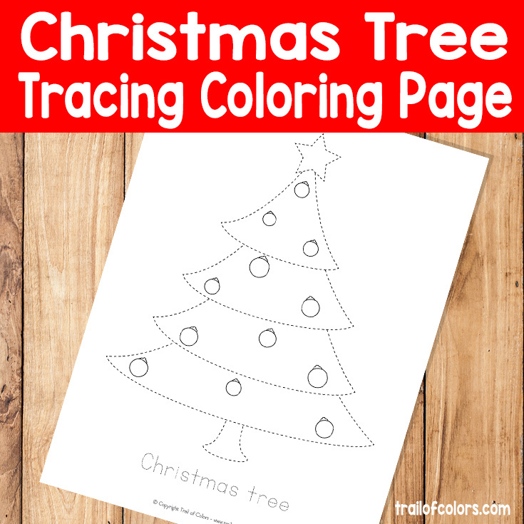 Christmas Math | Pre-Writing Tracing Printables | Coloring Fun