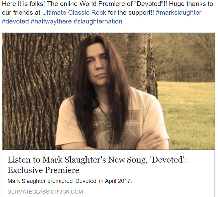 New Mark Slaughter Track! - METAL GODS TV