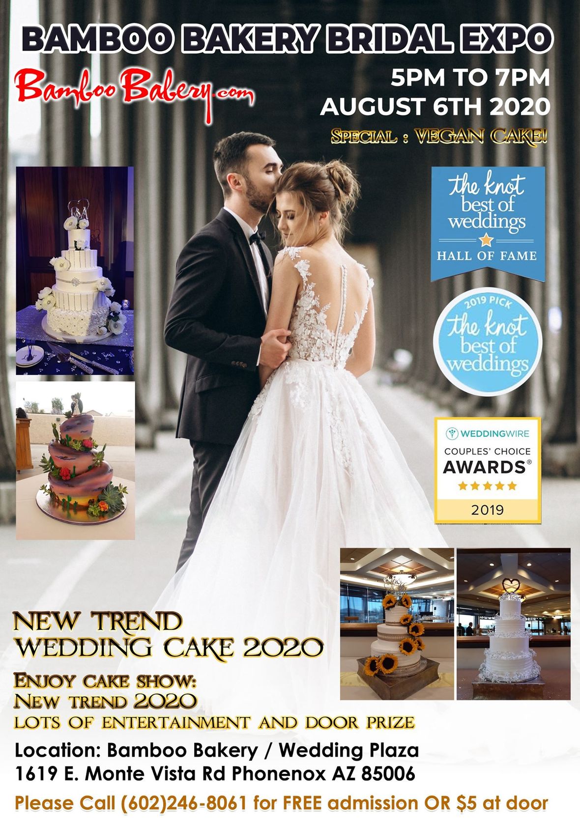 Reminder: Bamboo Bakery Wedding EXPO with Cake Tasting Today 5PM-7PM ...