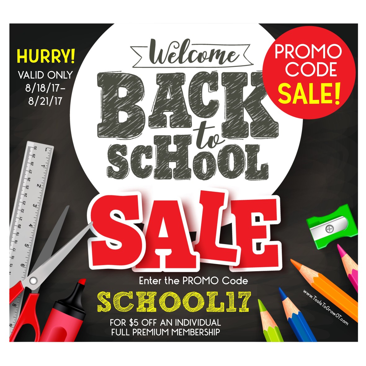 Hurry Back To School PROMO Code Ends TODAY Hurry Back To School PROMO Code Ends TODAY
