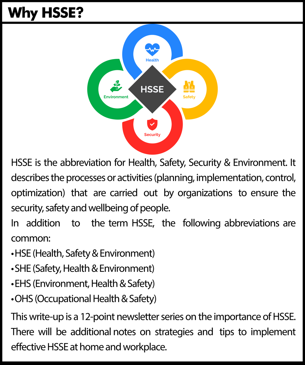 HSE NEWSLETTER- February Edition 1