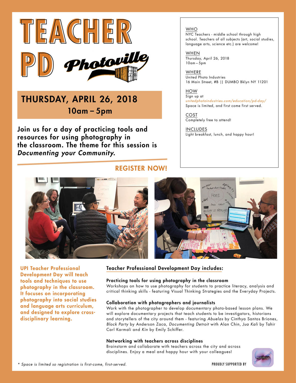 Teacher Professional Development Day - Documenting your Community on ...