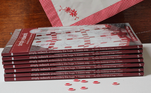 Iron on transfers are here for the Simply Redwork books