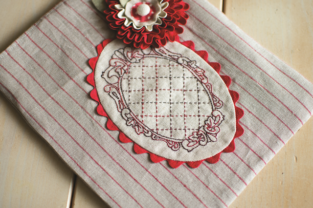 Iron on transfers are here for the Simply Redwork books