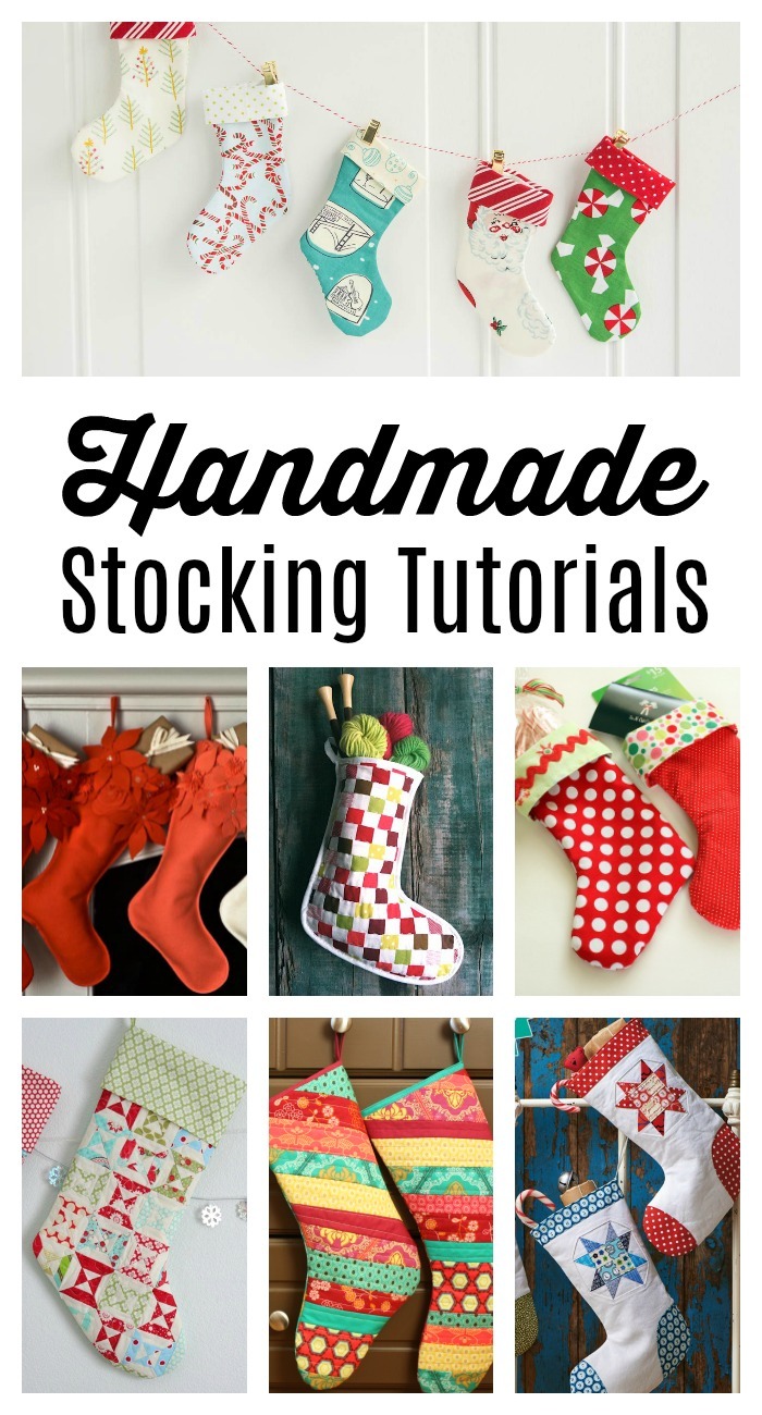 14 Handmade Stocking Tutorials + Behind the Scenes