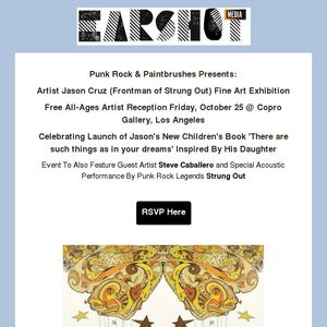 Jason Cruz (Frontman of Strung Out) Fine Art Exhibition Oct 25 in Los ...