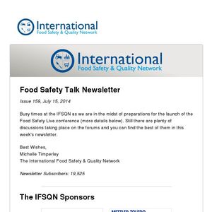 Food Safety Talk
