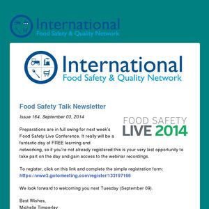 Food Safety Talk