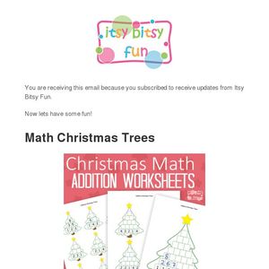 Christmas Math | Pre-Writing Tracing Printables | Coloring Fun
