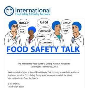 Food Safety Talk
