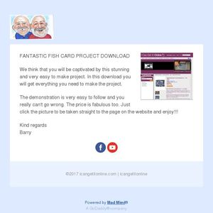 Fantastic Fish Card Project - Not To Be Missed