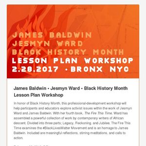 Black History Month Lesson Plan Workshop