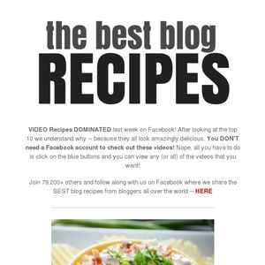 10 Most Popular VIDEO Recipes last week!!!