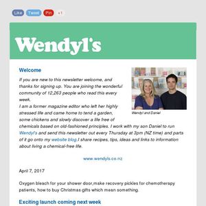 Wendyl's Newsletter - November 27
